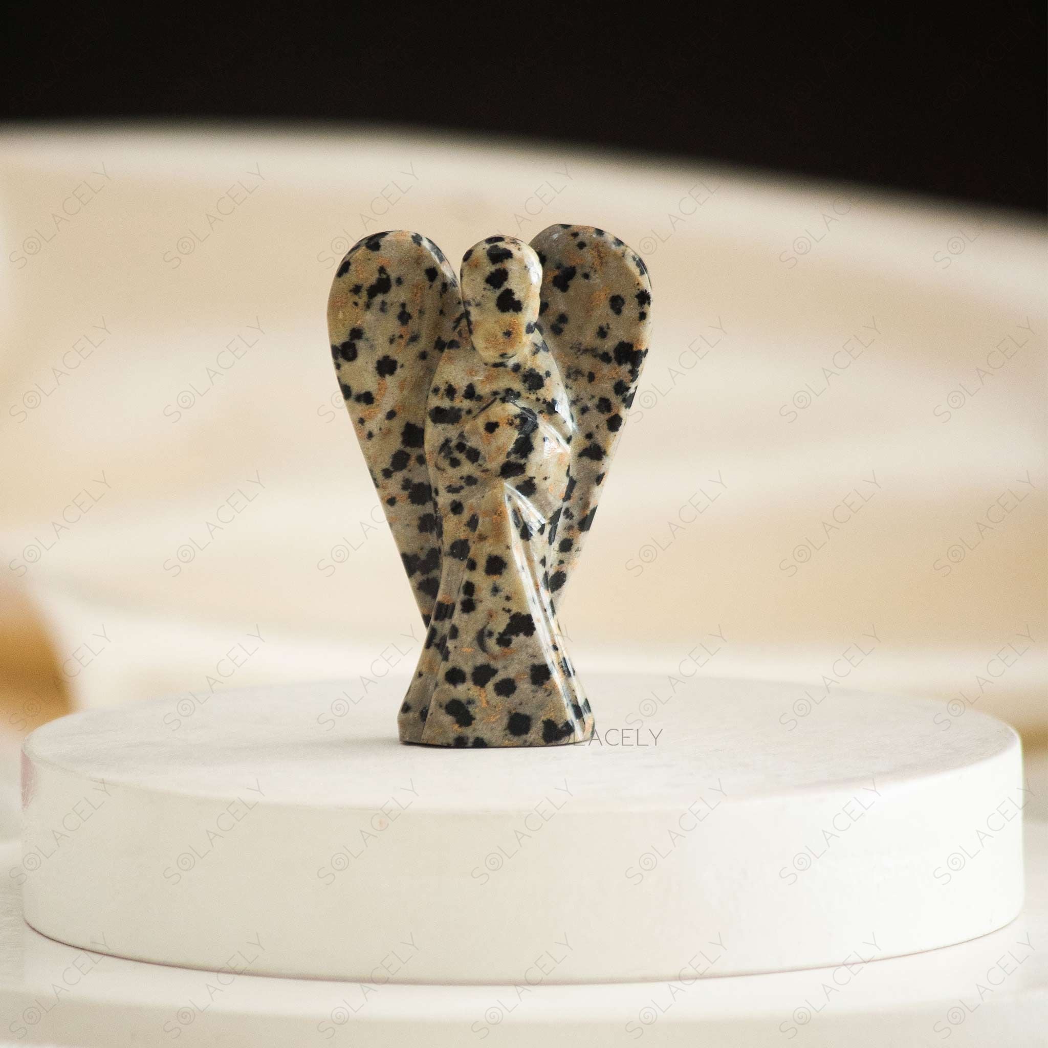 Dalmatian Jasper Angel - Crystal Of Gentleness and Relaxation – Solacely