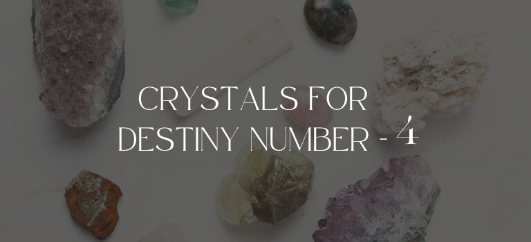 Crystals for Destiny Number 4: Build Discipline & Structure – Solacely