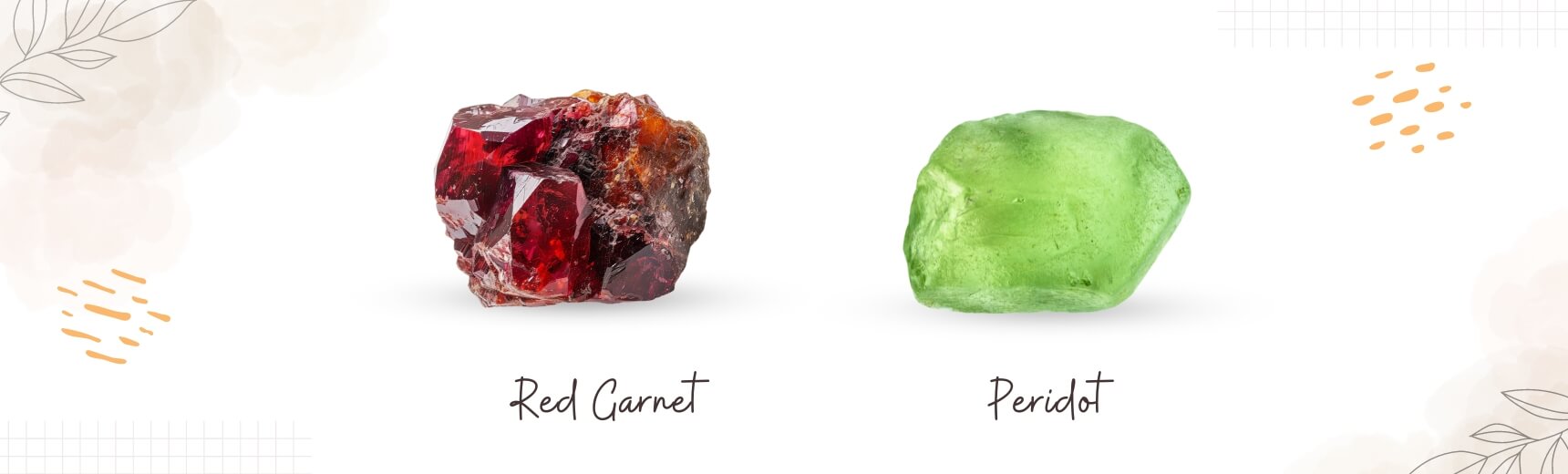 Red Garnet and Peridot - Explore the Insight | Solacely