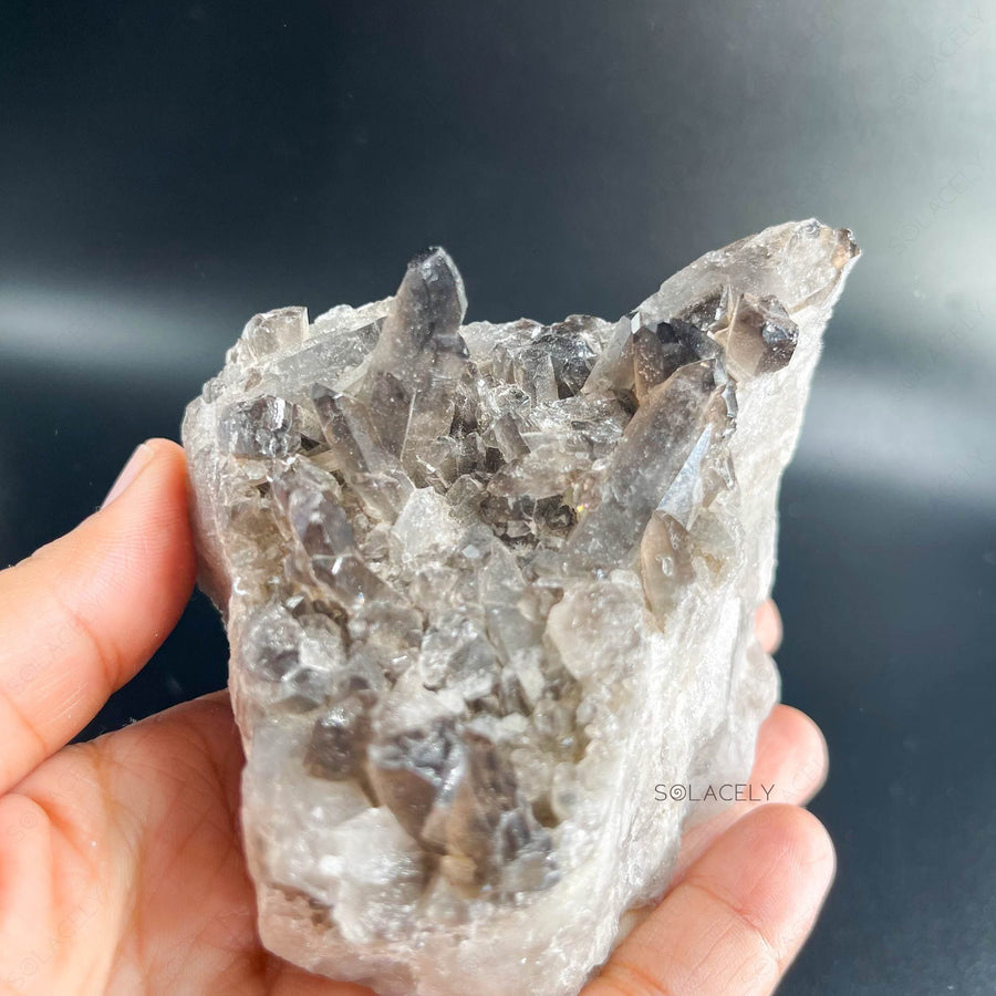 Buy Smoky Quartz Cluster For Protection & Grounding