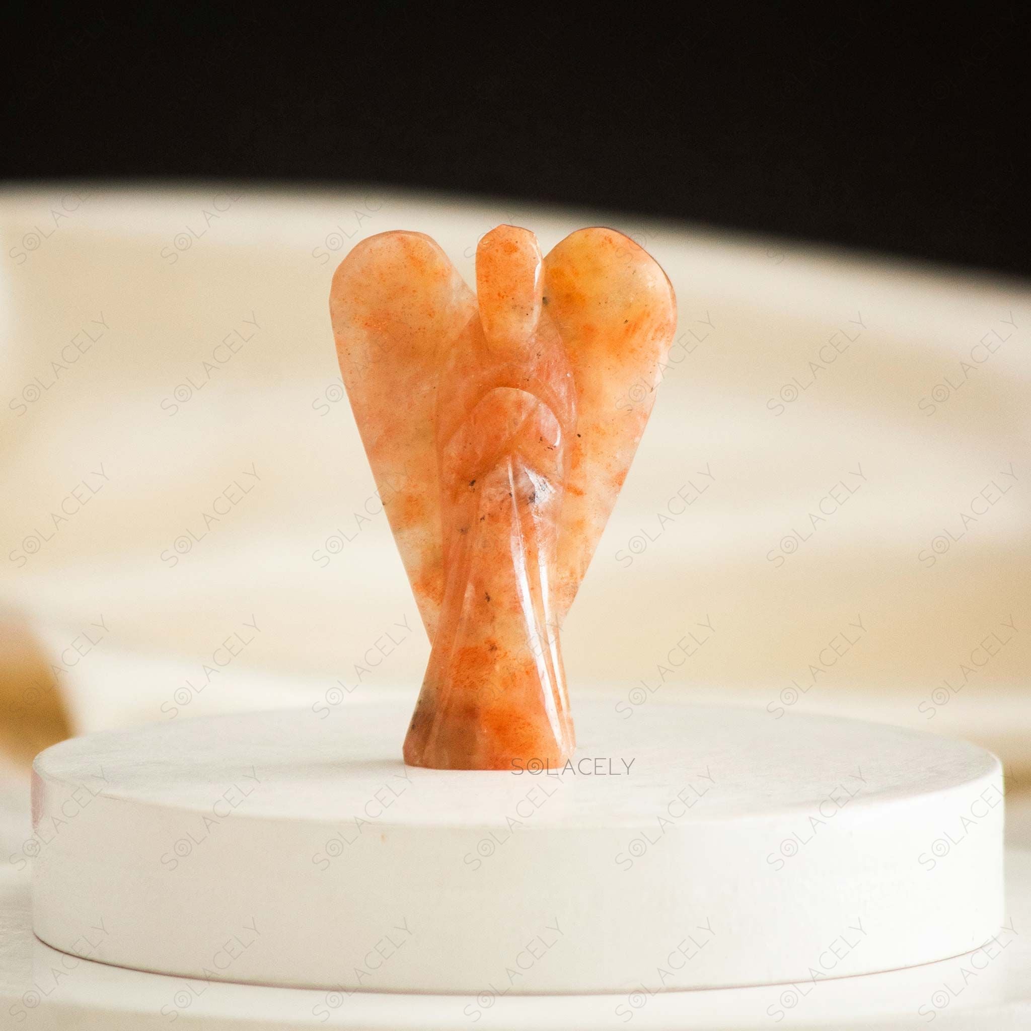 Sunstone Crystal Angel - Crystal For Positive Energy – Solacely