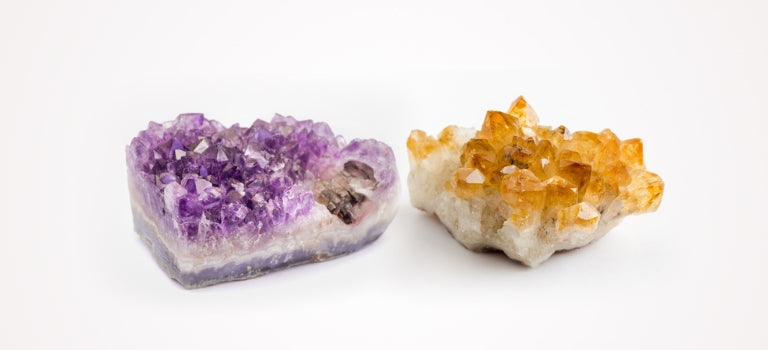 Amethyst and Citrine Combination - Solacely